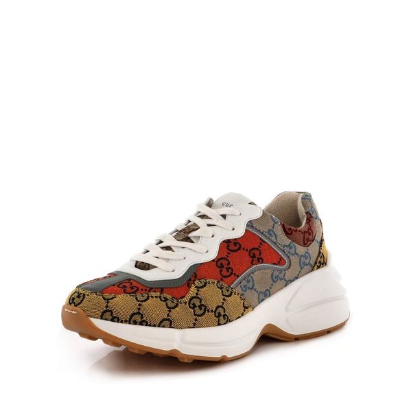 Gucci | Shoes | Gucci Rhyton Sneakers Gg Canvas Multicolor | Poshmark